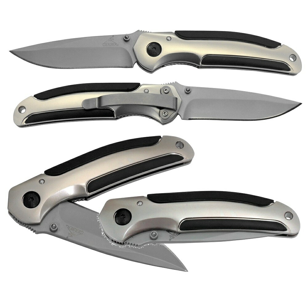 GERBER 岩に突き刺さった剣エクスキャリバーがトレードマークのガーバー社は1939年にオレゴン州ポートランドで創業した。 フィッシング、ハンティングの大の愛好家だったピート・ガーバー氏は彼の経験から、次々と新製品を開発し、大好評を博し、...