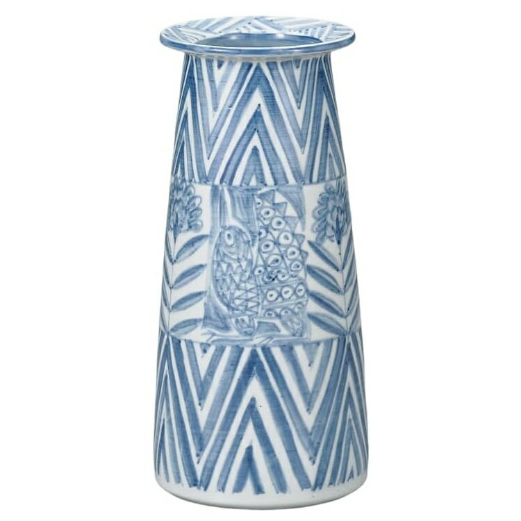 サイズ:径13.5cm×高29.5cm 素材：陶磁器 生産国：日本（九谷焼) 九谷焼の花瓶は、花瓶自体が華やか物も多く、シンプルな花を一輪挿すだけでも十分に映えます。 和室だけでなく洋室やモダンなインテリアにも調和し、部屋を華やかに演出して...