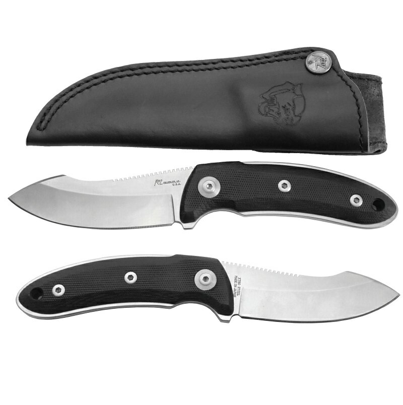 KATZ KNIVES (U.S.A) キャッツ社はカナダに本社を持ち、アリゾナ(USA)に販売拠点を持っている。 創始者デルカッツ氏自らの経験に基づいて作られたデザインは様々なフィールドでの過酷な使用を意識して作り出されている。 鋼材は自...