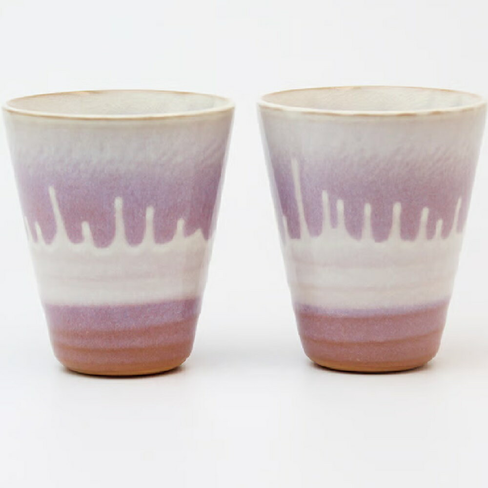 約φ8.5×H10.0cm（280ml）×2 素材：陶器 生産地：日本（萩焼） 作家：椿秀窯 ■取り扱い 電子レンジは、温め程度なら使用可能です。 食洗機をご使用の際は、食器同士があたらないように入れてください。 （萩焼はとても柔らかい陶器...