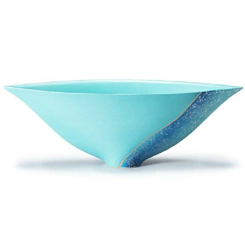 萬古焼の花器です。 サイズ：横44×奥13×高さ15cm 生産地：日本(萬古焼) 材質:陶器 花器窯元「陶炎窯 大宮陶苑」作 四日市萬古焼 焼物の性質上、窯や気温などの状態により焼きあがりの色やサイズ・重量などに違いが出ることがあります。ご...