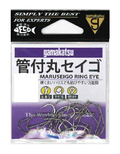 号数：18　入本数：14「管付」だから、太く硬いハリスも簡単鈎結び！最近、フロロカーボンの硬いハリスを使う釣り人が増えています。管付なので太くて硬いハリスでも簡単に結ぶことができます。※掲載している商品の画像は代表画像を表示しています。また...