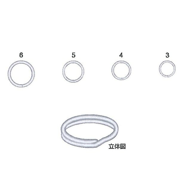 スプリットリングステンレス線に特殊加工をした結果、強度を上げ変形しにくいリングに仕上がりました。※掲載している商品の画像は代表画像を表示しています。また実物と色が違って見える場合があります。あらかじめご了承下さい。
