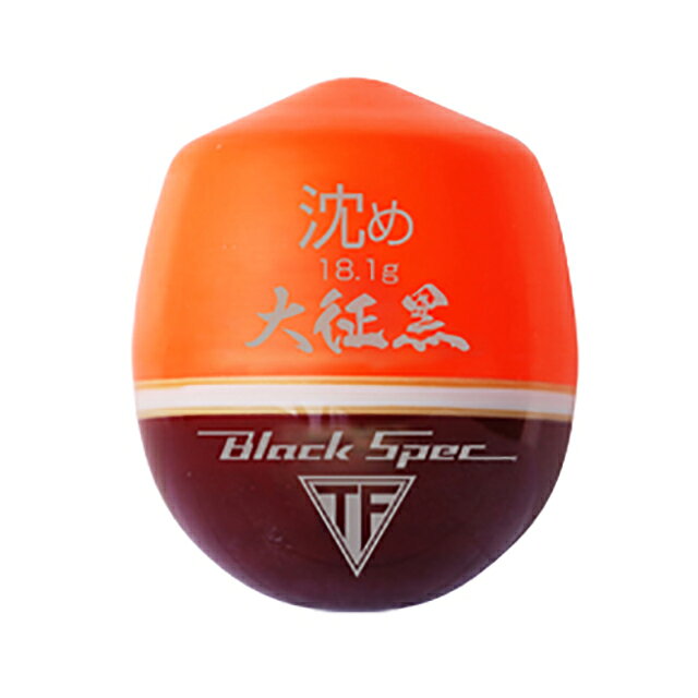 浮力：1号 重量：14.1g 穴径：直径2 最大外径×全長：直径30×L36 カラー：スカーレット（信頼の円錐形状に更なる遠投性をプラス）使いやすさで定評の「征黒」をベースに、ボディを大型化。0号で約18gの重量設定とすることで、より広範囲...