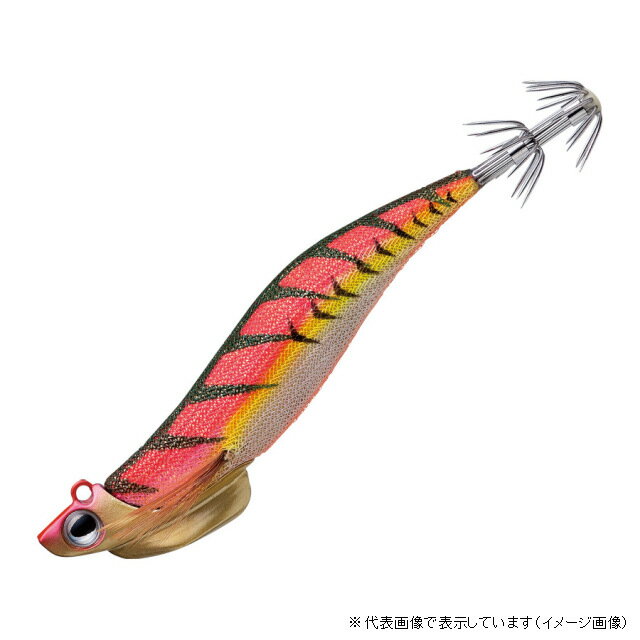 ノーマルタイプ　3.0号　WEIGHT：23g　COLOR：22colors　対応水深：10-25m　＃01MCR　ピンク／杉／金　　　　　　　　　あらゆる海況変化に対応した3.0号モデル。　　Squid Seeker 23 ミクロス「ティ...