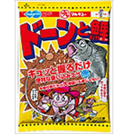 内容量：1,200g　ウエットタイプすぐに使える、吸い込み釣りエサ　開封すればそのまま使えるウエットタイプの配合エサ。ギュッと握るだけで吸い込み釣り用ダンゴが作れてとっても便利です。鯉が好むコーンも配合し、高い集魚効果が得られます。ファミリ...