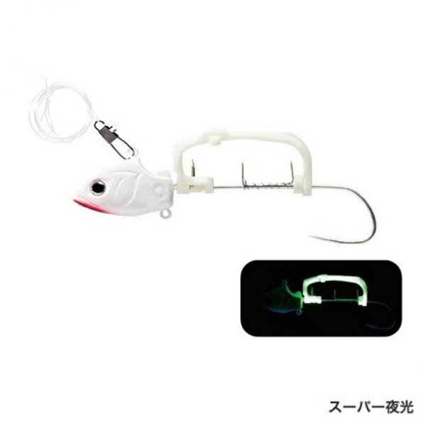 ヘッドサイズ：50号／Lエサ付けはワイヤーいらず、挟むだけ！時合いを逃さない！　●ワイヤーを巻くのが面倒。グチャグチャになるとほどくのが大変。手が汚れる。など経験ありませんか？ゲキハヤ船テンヤを使えば、このようなストレスから解放され、テンヤ...