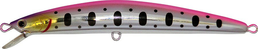 Type：Sinking　Action：Tight　Wobbling　Length：140mm　Weight：29g　Hook：ST−56　＃2強い向かい風や横風でも飛行姿勢を崩さない3連球重心移動により圧倒的な飛距離を実現。捕食行動のキッ...