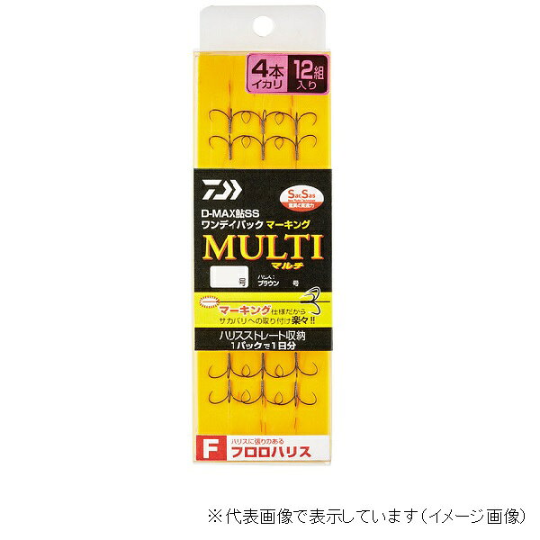 サイズ：6．5　ハリス：1．0マーキング付きでハリス交換ラクラク。■ハリス先端に見やすいオレンジ色のマーキングを施しサカバリへの糸通しをしやすいように改良　■針は驚異の貫通力「D-MAX鮎SS」を使用　■適度に張りがありトラブルが少ないスト...