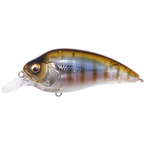 Length：53mm Weight：1／4oz． Type：Floating Hook　：　＃8　x　2 Depth：Max　2．3mシャローで遭遇するあらゆるストラクチャータイプとボトムに「噛み付く」ようにハードタッチする「ブルドッグコ...