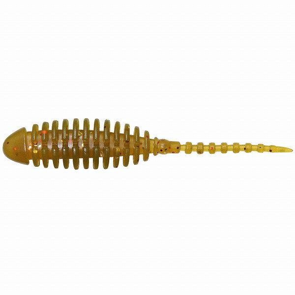 Length　：　2inch　10本入「ドクターチョロ」は楕円の断面形状により2つのフックセットポジションが可能です。横方向ではワームに水を受ける面積を増幅させ、微振動やゆらぎを伴うスローフォールを発揮。ジグヘッドの重さだけでは対応できなか...