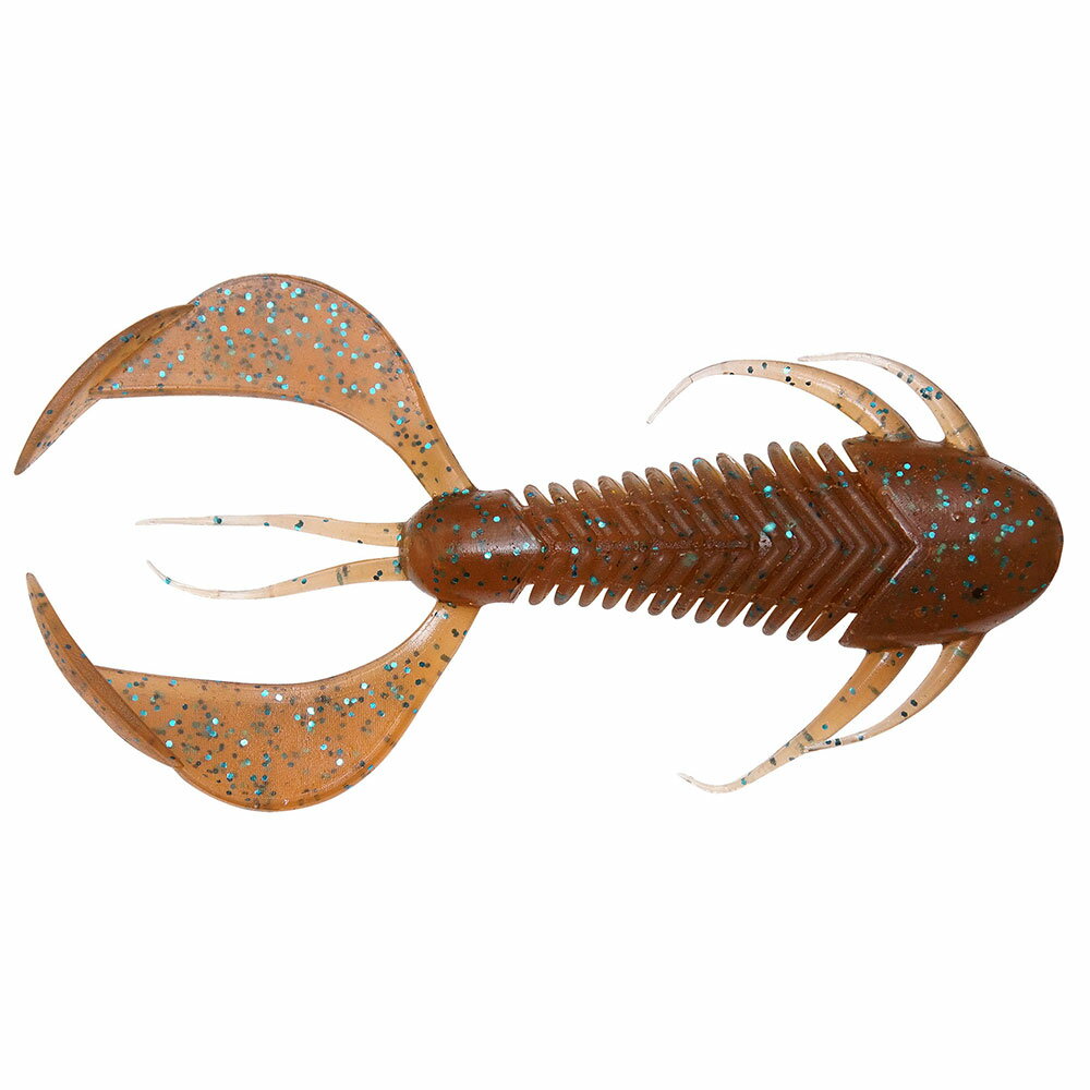 Length　：　2．5inch　7本入ロックホッグの両腕に設けられたフィンがパタパタと腕を振るビビットなアクションを発生。タイトピッチなはためきがボトム付近を逃げ惑う底生生物を演出。海底に潜むターゲットのバイトを誘います。また、V字に切ら...