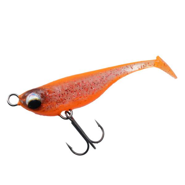 サイズ：42mm　自重：1．4gまさに稚魚！メバル専用小型スイムベイト！■2回巻いて2秒止めるの繰り返しで釣れる！推奨アクションはキャストしてから2回リールをゆっくり巻いて2秒止めるの繰り返し。極小シャッドテールを搭載し、ゆっくりリールを巻...