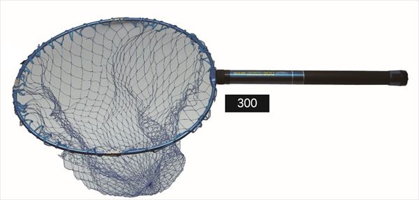 網付全長：300　継数：9本　仕舞：43．0　先径：12．5　元径：31．4　玉枠：45コンパクトに収納、ランガンスタイルにベストマッチ！・移動に便利な肩ベルト付・アルミ玉枠45cm付・300ブルー網付・振出※掲載している商品の画像は代表画...