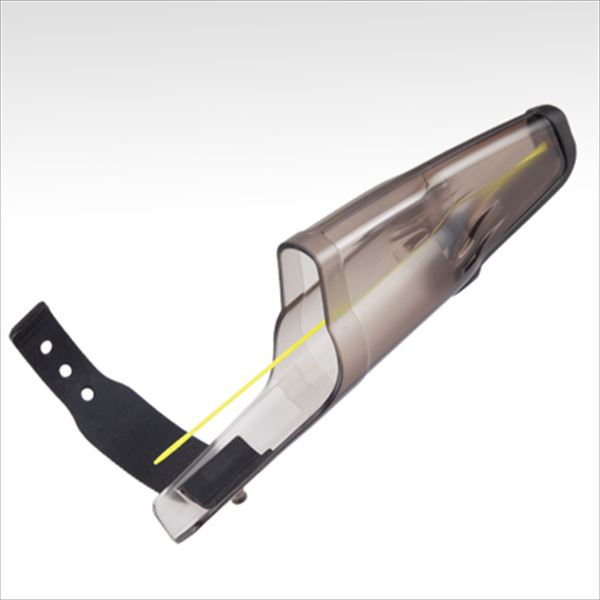 ■装着部竿径：20mm以下■長さ：183．1mm■重量：49．0g■素材：クリアースモークポリカーボネイト製細径の竿でもしっかり止まる ベルト固定構造。V字固定部と強力ベルトでロッドを確実に固定、特に細径竿で威力を発揮。ベルトが下方向から出...