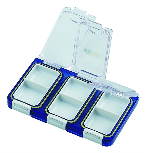 耐久性のあるABS樹脂を採用した防水ケース。VS-8050、VS-3080、VS-3078にシステム収納可能。ゲームベストにジャストサイズ。サイズ: 115×73×18mm 蓋：ポリカーボネート底・トレー・止具：ABSパッキン：シリコーンゴ...