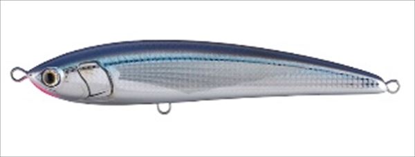 見切られる前に喰わす！高速リトリーブ対応ペンシル 。マグネット重心移動によりキャスト時は「カチーン！」とリア重心となり、安定した飛距離で広範囲をサーチ。 着水後はセンター重心に戻り、水平に近いスイム姿勢は高速リトリーブに対応し、トビウオやサ...