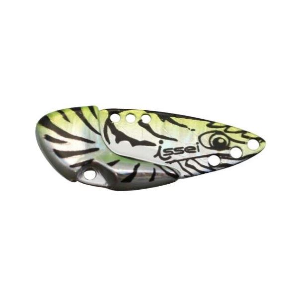 ストレートアクションで姿勢を安定させます。オリジナルセッティングでボディをウォブリングさせ、独特のフラッシングを発生させます。浅場をゆっくり巻くのに使用してください。サイズ:5g カラー:＃027 チャートバックグロー ※実物と色が違って見...