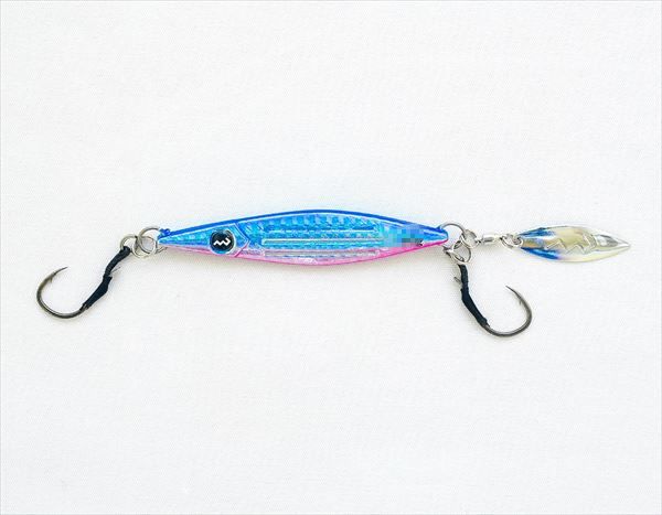 テール部分に小型ブレード装着にてアピール効果抜群重さ：20g カラー：ブルーピンク ※実物と色が違って見える場合があります。あらかじめご了承下さい。