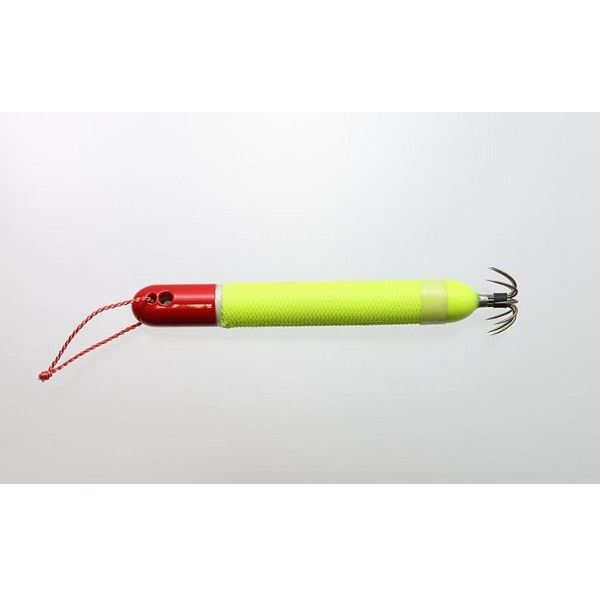 激しいシェイキングダンスでアピール!! 小バリ単笠でイカがためらいなく抱きつきます。高速潜行!! トーピード型　小バリ・多バリ! シングル笠号数:12号 カラー:003アカ/チャート ※実物と色が違って見える場合があります。あらかじめご了承...