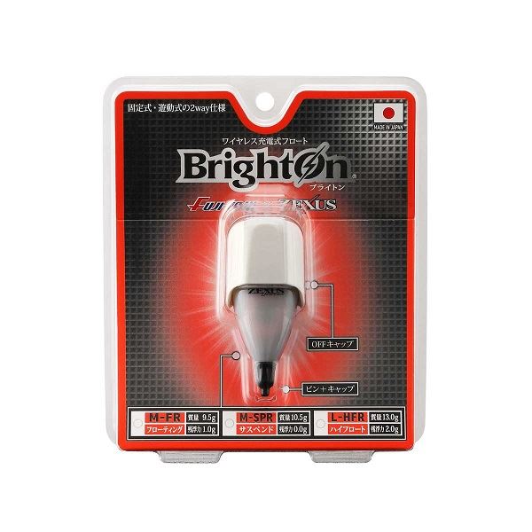ZEXUSのLED・リチャージ技術と、FUJI-TOKIのフロート技術を結集し、完全防水・ワイヤレス充電の「BrightOn-ブライトン」が生まれました。その給電方法はスマホ同様のワイヤレス（非接触充電）専用スタンドにセットするだけのスマー...