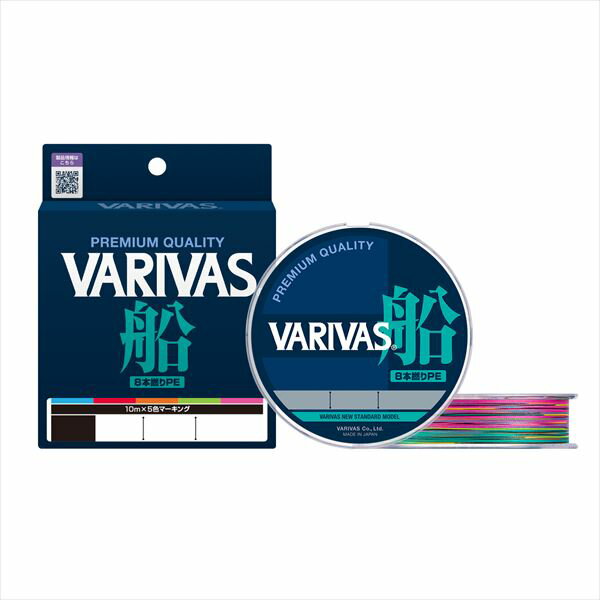 NEWスタンダードシリーズ登場！視認性の高い5色をメインカラーにセレクト。VARIVAS 独自の「見える」メーターピッチ採用。VARIVAS オリジナルの8本撚りPE で安心の強度を実現。伸びを抑えた製法により、細かなアタリも逃さない高感度...