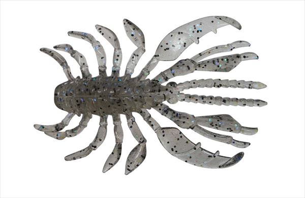 「全脚独立自発アクション"」をコンセプトに設計された甲殻類型ワーム。フォーリング時やボトムでのズル引き時、水流を受けた8対の脚が互い違いに艶かしく揺らめき、多脚生物を演出。根魚玉ブラックをはじめ、ノーシンカー、ライトテキサス、ジグヘッドなど...