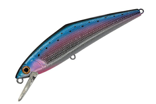 LENGTH　85mm　WEIGHT　14.5g　TYPE　ヘビーシンキング　HOOK　カルティバST-36BC　#6　既に渓流用ヘビーシンキングミノーとして高い支持を頂いている「D-CONTACT」。そのヘビーシンキングミノーの性能を本流...