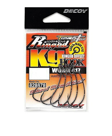 ワームが躍る。リングドオフセット。絶対的信頼のオフセットフック「Kgフック」をベースに、高強度なリングを装着。リングにラインを結ぶことでフックの自由度が増し、上下のアクションにこれまでに無いしなやかさをもたらします。クロー系ワームをメインと...