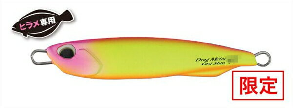 ドラッグメタルに「ヒラメセレクションカラー」登場。集魚力抜群ブレードフック標準装備！全長 64mm 重量 30g フック フロント：アシストフック&ティンセル#13 リア：ブレードフック#13 ブレード ゴールド・ウィローリーフタイプ ※実...