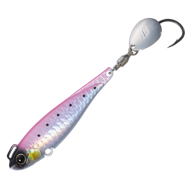 速巻きでブレを抑えるキールの役をするリアプレートが効果抜群！安定した直進性でブレードの動きの邪魔をしません。フロントアイはキャスト時・フォール時の姿勢を安定させ、飛距離と沈下スピードに大きく貢献します。無駄な動きを抑えることにより、トラブル...