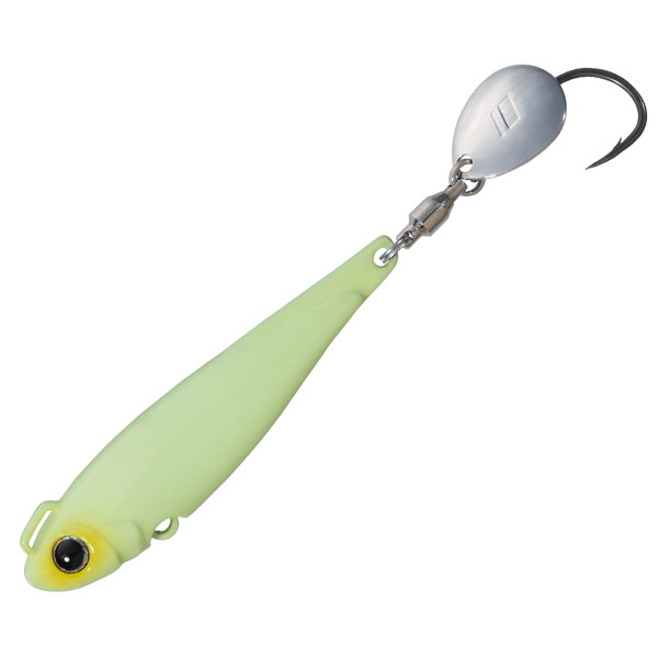 速巻きでブレを抑えるキールの役をするリアプレートが効果抜群！安定した直進性でブレードの動きの邪魔をしません。フロントアイはキャスト時・フォール時の姿勢を安定させ、飛距離と沈下スピードに大きく貢献します。無駄な動きを抑えることにより、トラブル...