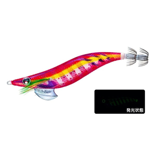 クイックダートと安定したフォールがアオリイカを魅了する!!釣れるエギの代名詞 「アオリーQ」 新登場!!緩やかな安定したフォール姿勢で、遊泳力の弱い小型のイカでも抱きやすい。『闇夜ローズ』闇夜、曇天の夜など光量が少ない状況での使用に特化した...