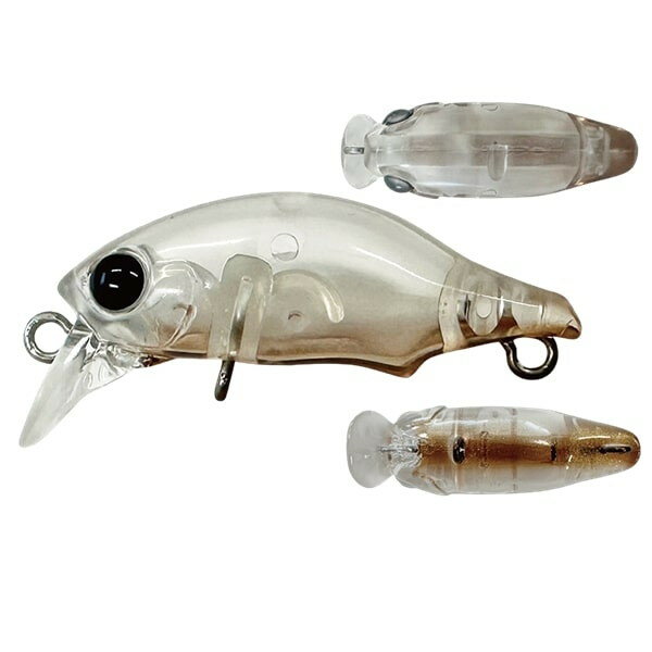 パッと見は表層攻略用のクランクベイトに見えますが、このルアーの正体は『ロッドアクション主体で誘う』 ことに特化させたトップウォータープラグです。 日当たりや風の変化など少しでも表層がざわつき始める気配があれば、それは絶好の投入チャンス。表層...