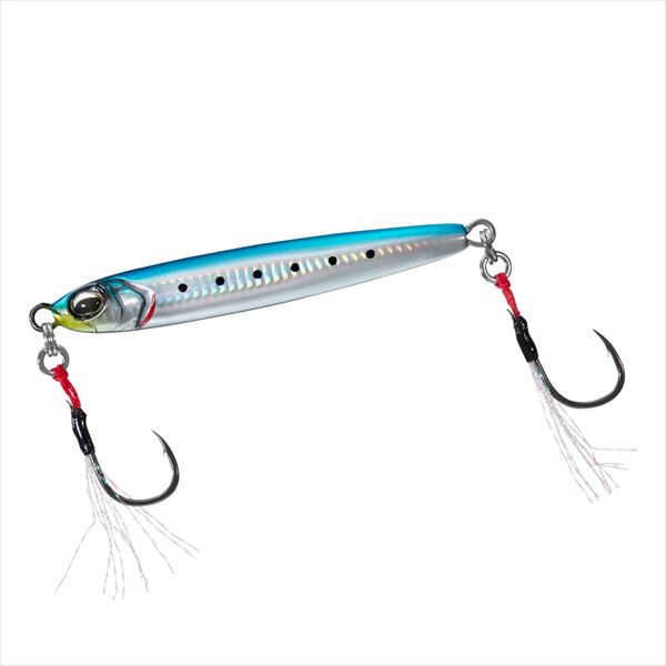 弱ったベイトを演出。フォール時間の長さにこだわった青物・根魚爆釣ジグ！青物のアタックにより弱ったベイトフィッシュが、海底に沈んでいく様子をイミテート。重心は若干フロント寄りにしている為、フォール時は、スムーズに水平姿勢へ移行。滞空時間の長い...