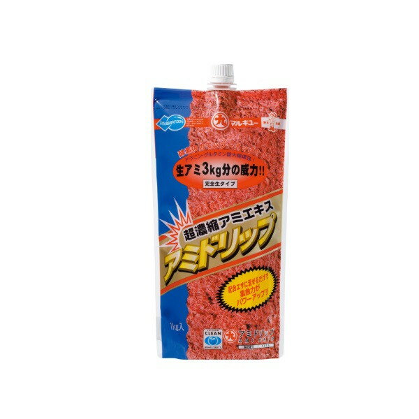 アミエビ熟成エキスで、集魚・摂餌性がアップ。集魚効果の高いアミエビの熟成エキスです。配合エサに混ぜるだけで、高い集魚効果を発揮します。携行性もよく、遠征釣行時などにも便利な常温タイプです。内容量：1000g ※実物と色が違って見える場合があ...