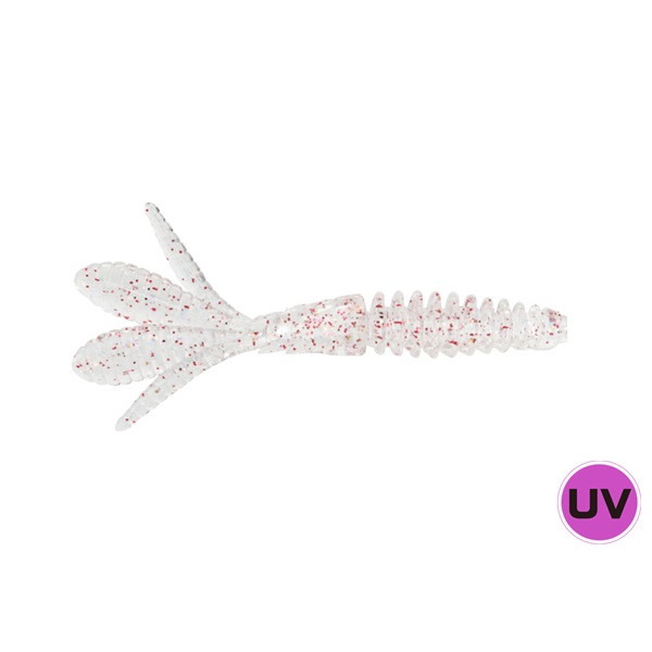 ハタ・カサゴ等のロックフィッシュが常食している甲殻類をイメージさせるデザイン。凹凸のある複雑なボディ表面が水をつかみアピールするとともに、障害物をかわしやすく、フッキングしやすい形状になっています。ボリュームの異なる触角は各々が違う波動を発...