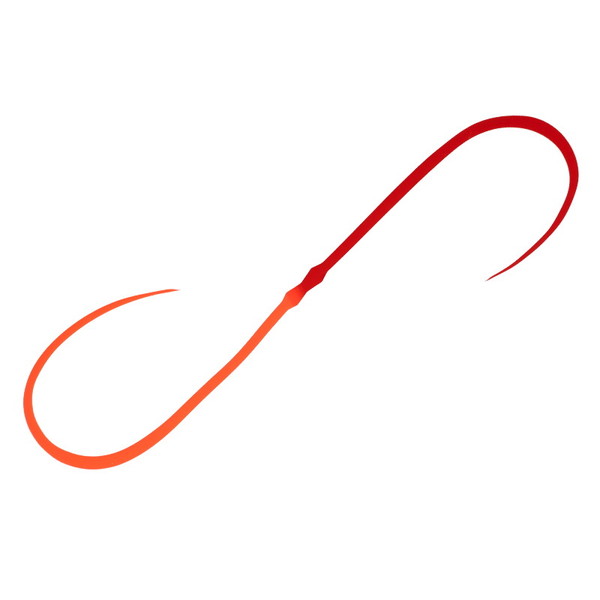 センターのストレート部分を長く設計し、ネクタイのカーリー部分と鈎を干渉させないことで、フォール中・リトリーブ中の鈎絡みを抑え、一般的な~100mエリアはもちろんディープや潮の速いエリアでもトラブルレスで快適に使用することができます。微波動を...