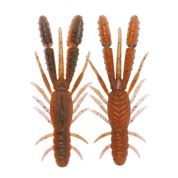 独自のスリットインパドルが水をつかみ、左右にブルブルと震えるライブリーアクションを発生。分厚いパドルの側面で水を叩く水押し効果と相まって、バスの捕食本能を強く刺激します。ベイビーはスリットを湾曲＆幅も広げることで可動域を増やし、小型化による...