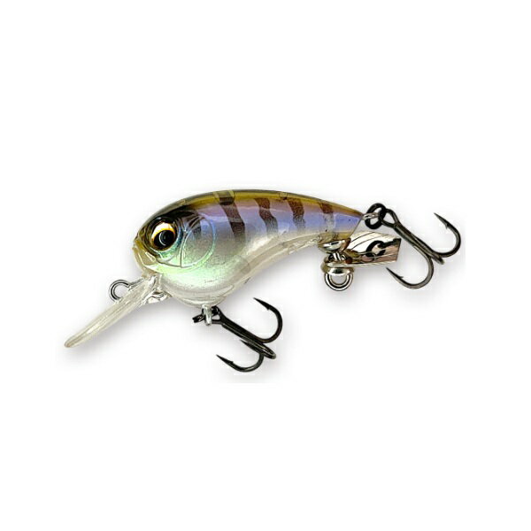 自発的に左右へスライドするミニマムサイズクランクベイト！最大の特徴はテールに設置された「回転式ワドルブレードシステム（PAT）」ワドルブレードが回転しながらランダムに水を受け、その瞬間にバランスを崩しチドリ（スライド）を発生させます。豆バッ...