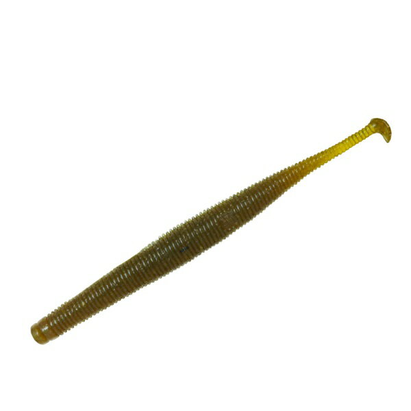 スティックベイトボディに微振動テールをプラス。後方重心による想像以上の飛距離が岸釣りにおいて大きなアドバンテージになります。わずかな水流で細かく、激しく動くオリジナル極小シャッドテール。ジグヘッドによるスイミング、オフセットフックによるノー...