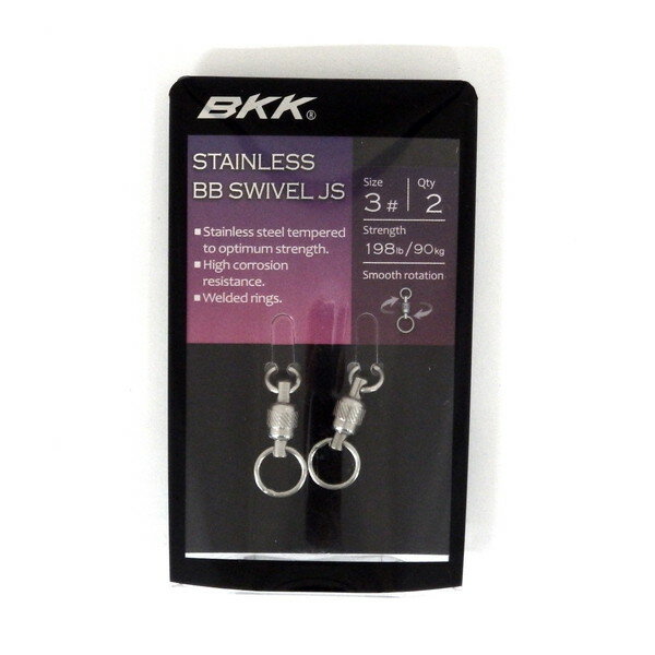 BKKインフィニティスイベルJSは、ジグリギング専用に設計されたオリジナルインフィニティスイベルのアップグレード版です。耐腐食性、強度、耐久性、ラインのヨレ防止といったオリジナルの特徴はすべて継承しつつ、機能性も向上しています。リングの1つ...