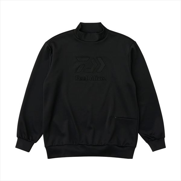 レインウェアの中着として使い勝手の良いスウェットフーディー。シンプルで普段着にも着用しやすいスウェット。加えて肌面側には遠赤外線を発するダンロテック素材を使用し、極寒時の釣りをサポートする。冷気の侵入を低減するモックネック仕様。腰部分には釣...