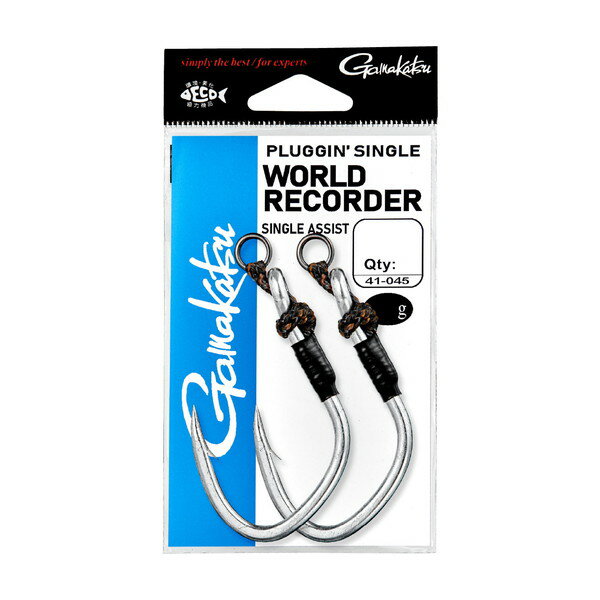 優れた貫通性能と長時間ファイトにも耐える、圧倒的な強さを誇る大型魚専用のプラグ用アシストフック。当社最高強度の高剛性フック。アシストラインにはザイロンノット、破断強度300kg以上の打ち抜きリングを採用。サイズ：8/0入数：2組標準自重：6...