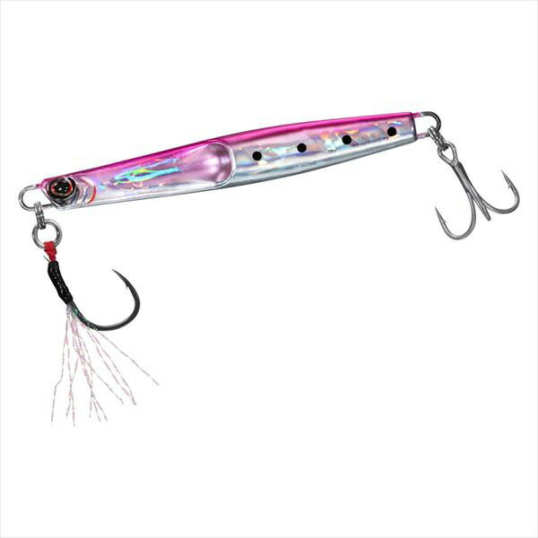 スキッピング、バブリング、水平フォール、テールスイングアクションを一つでこなすバーサタイルメタルジグ！カップの作用で表層では、泡を含みながらスキッピングアクションが可能。バブル効果により、魚に見切らせずリアクションバイトを誘発。泳層を落とせ...