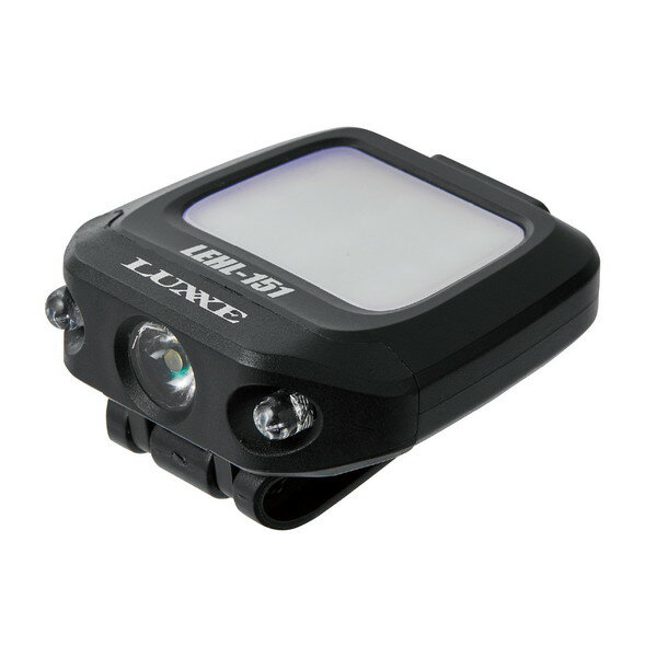 180°回転可能でツバ下の手元周辺もしっかりと照射可能。本体サイズ：約D50×W50×H15mm明るさ：50-150ルーメン適合電池：リチウムポリマー500mAh使用光源：LED点灯時間：約2.5-65時間対水圧：IPX4 防滴仕様本体サイ...