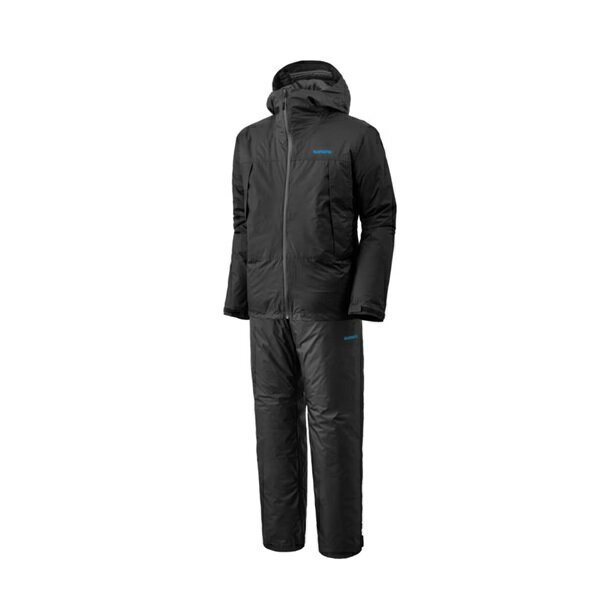 化繊インサレーションの防寒レインスーツ。化繊インサレーションを採用したこのジャケットは、ダウンに比べて濡れても嵩高が減りにくく、乾きが早い特性を持ちメンテナンス性が良いのが特徴です。胸の大容量のポケットは肩掛けタイプの自動膨脹ライフジャケッ...