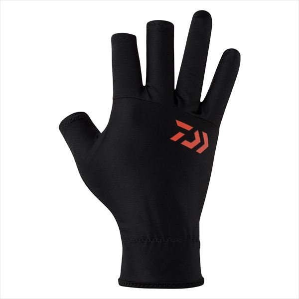 UVケア（UPF50+）/接触冷感素材を採用　手感度重視の手甲グローブ。掌の干渉を軽減するパームレスゲームグローブ。切りっぱなし加工により、肌当たりが良く快適な釣りをサポート。甲側にはUVケア（UPF50+）/接触冷感素材を使用。撥水機能も...