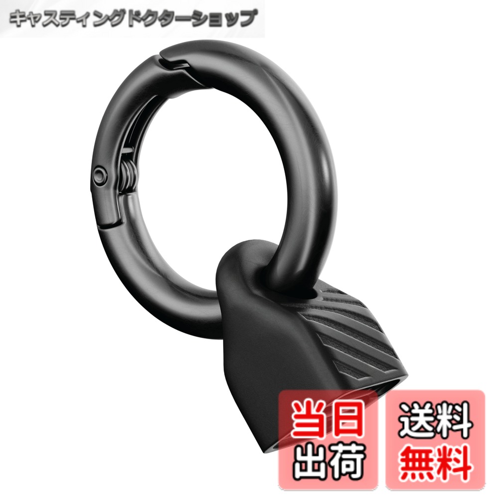 商品情報商品の説明【持ち運びと保護をひとつにした、USB-Cケーブル専用のスマートアクセサリー】Ezo ケーブルホルダー カラビナ付 USB-C用 コネクターカバーは、USB-Cコネクターをホコリや傷から守るカバーと、ケーブルをすっきりまと...