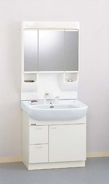 間口750mm クリナップ 洗面化粧台（BTSシリーズ） （3面鏡）【セット内容】1.ミラーキャビネット（3 面鏡・くもり止めヒーター付）‥ M-753CHVH2.洗面化粧台（引出しタイプ） ‥‥‥‥‥ BTSL752VHJTSIリーズナブ...